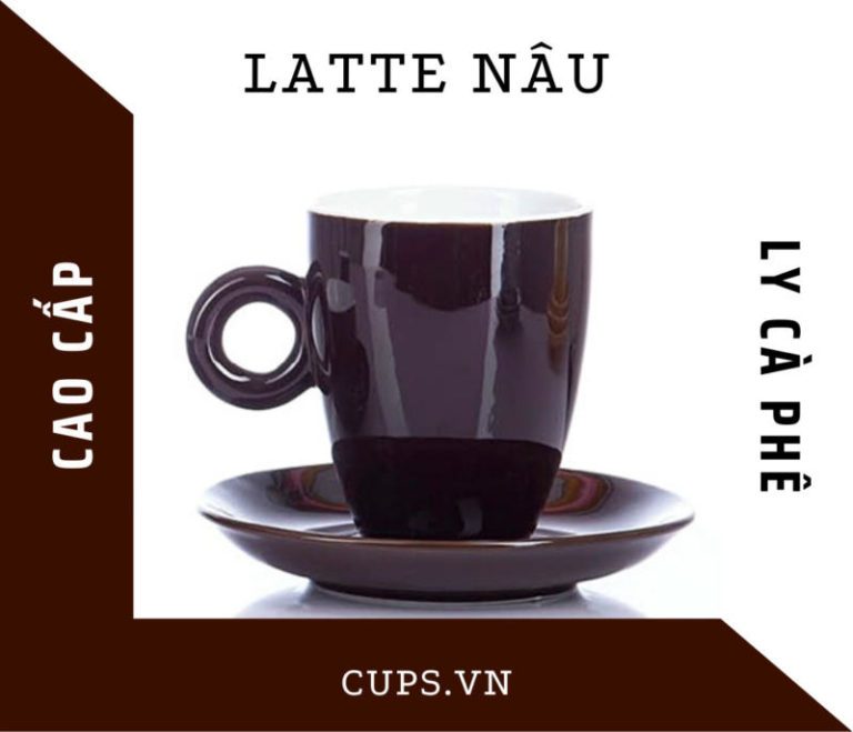Ly Sứ Đẹp Cho Quán Cà Phê - In logo lên ly - Vinacup
