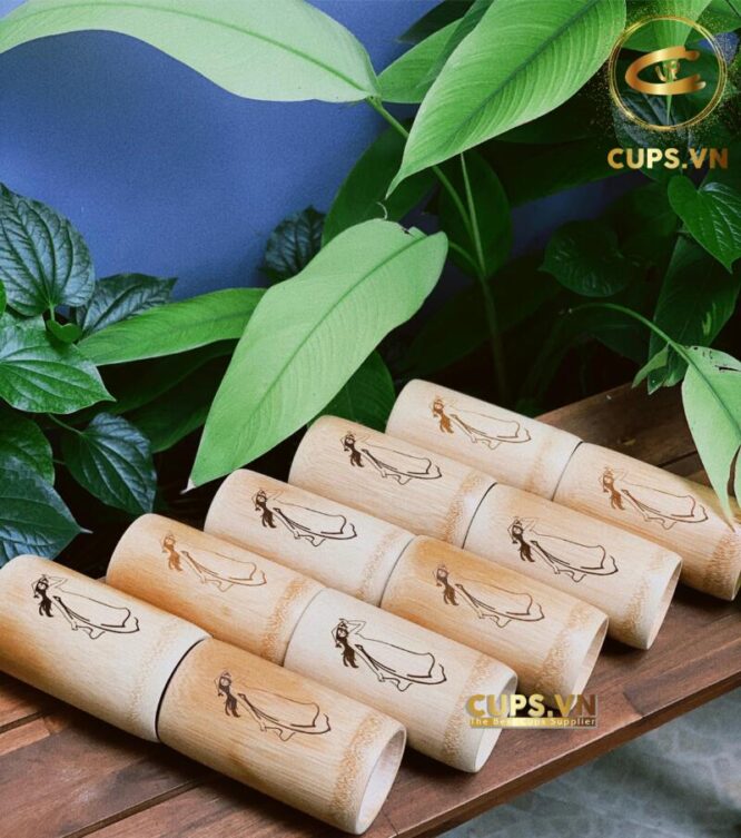 Personalized Bamboo Cup – At CUPS.VN
